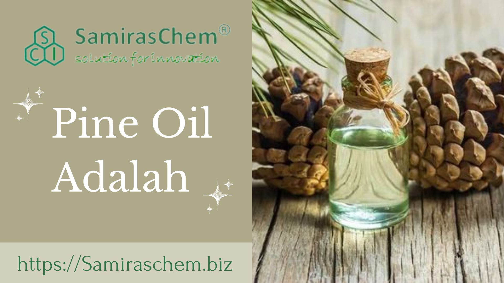 Pine oil adalah minyak esensial hasil ekstraksi dari pohon pine.